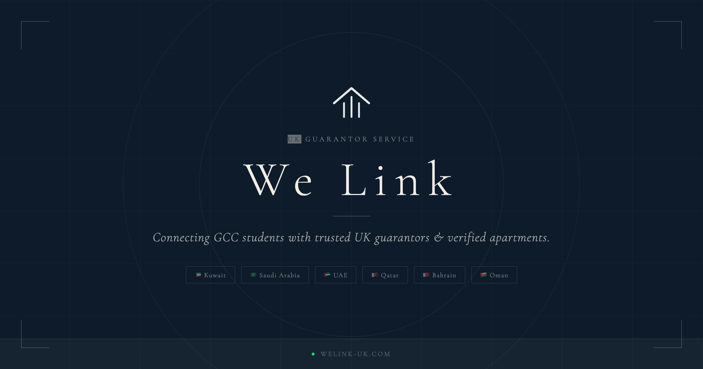 We Link — UK Guarantor Service for GCC Students
